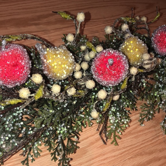 QVC | Accents | Qvc 3 Ft Sugared Fruit Garland | Poshmark